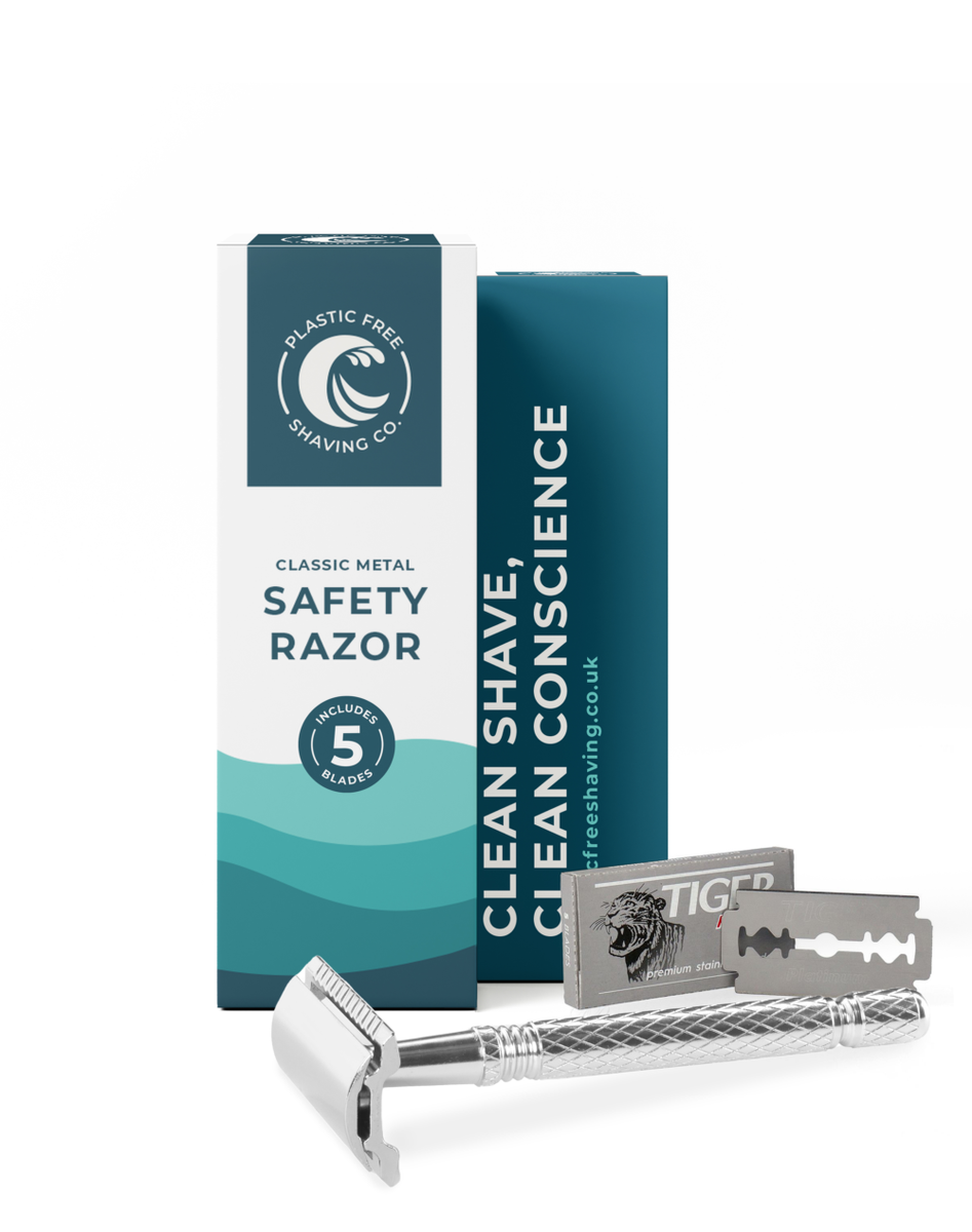 Plastic Free Shaving Co Double Edge Razor with 5 Blades – La Barbiera