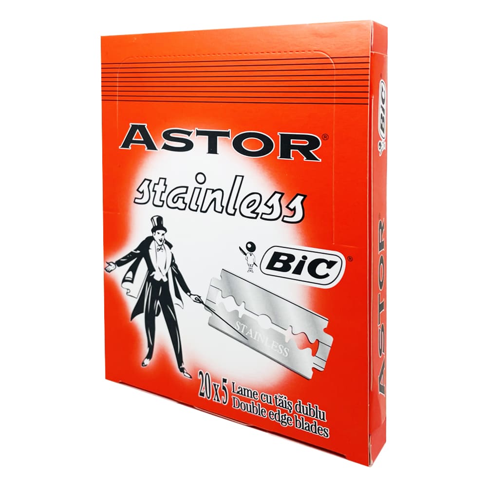 BIC Astor Double Edge Razor Blades – La Barbiera